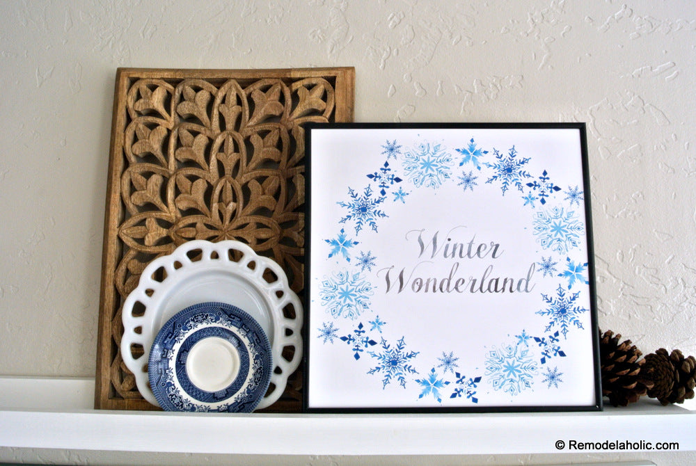 Seasonal Watercolor Art Printables for Easy Holiday Decorating ...