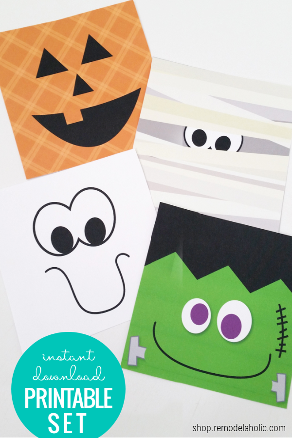 Halloween Monster Printable Decor Set – Remodelaholic